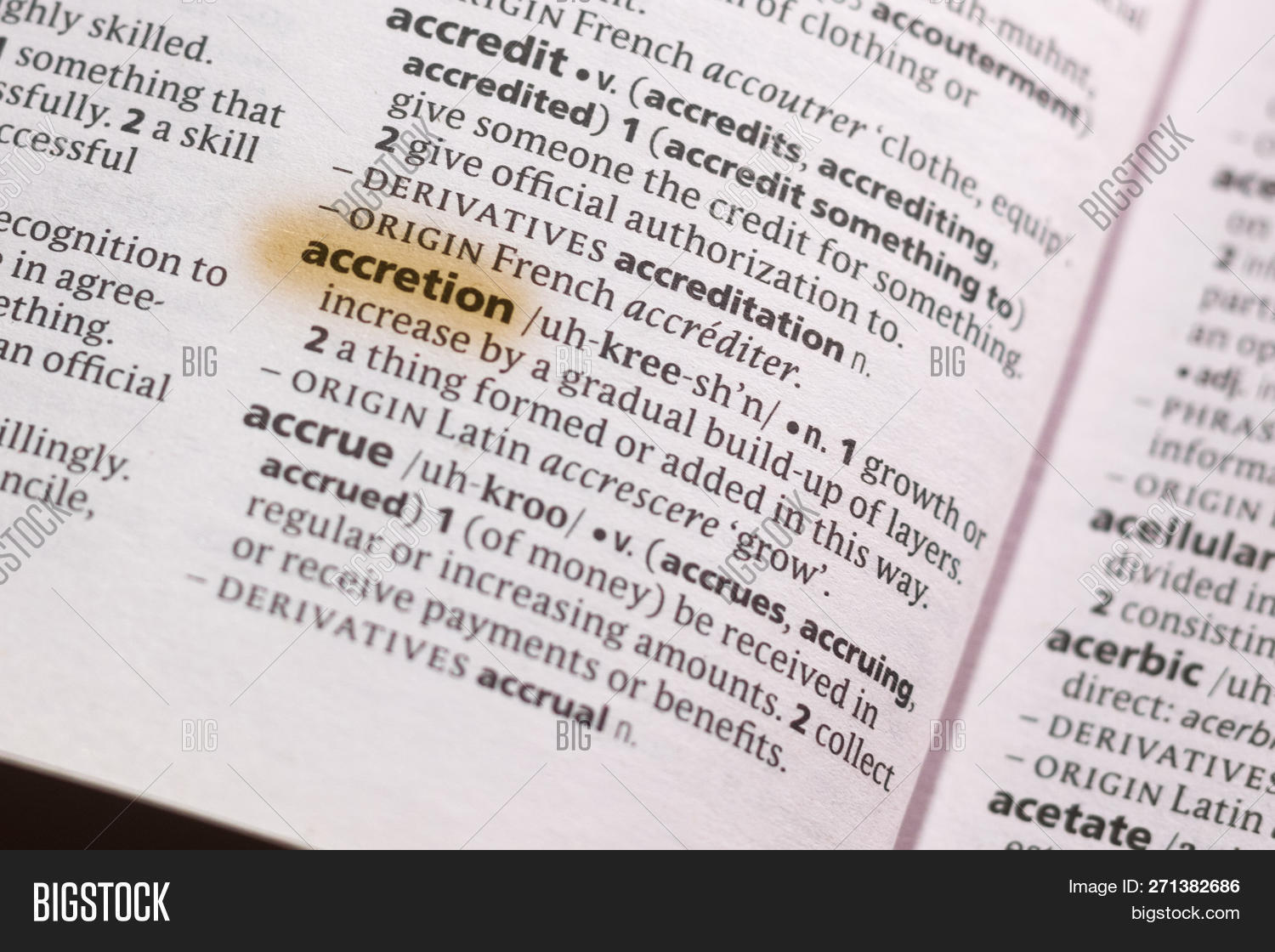 Word Phrase Accretion Image & Photo (Free Trial) | Bigstock