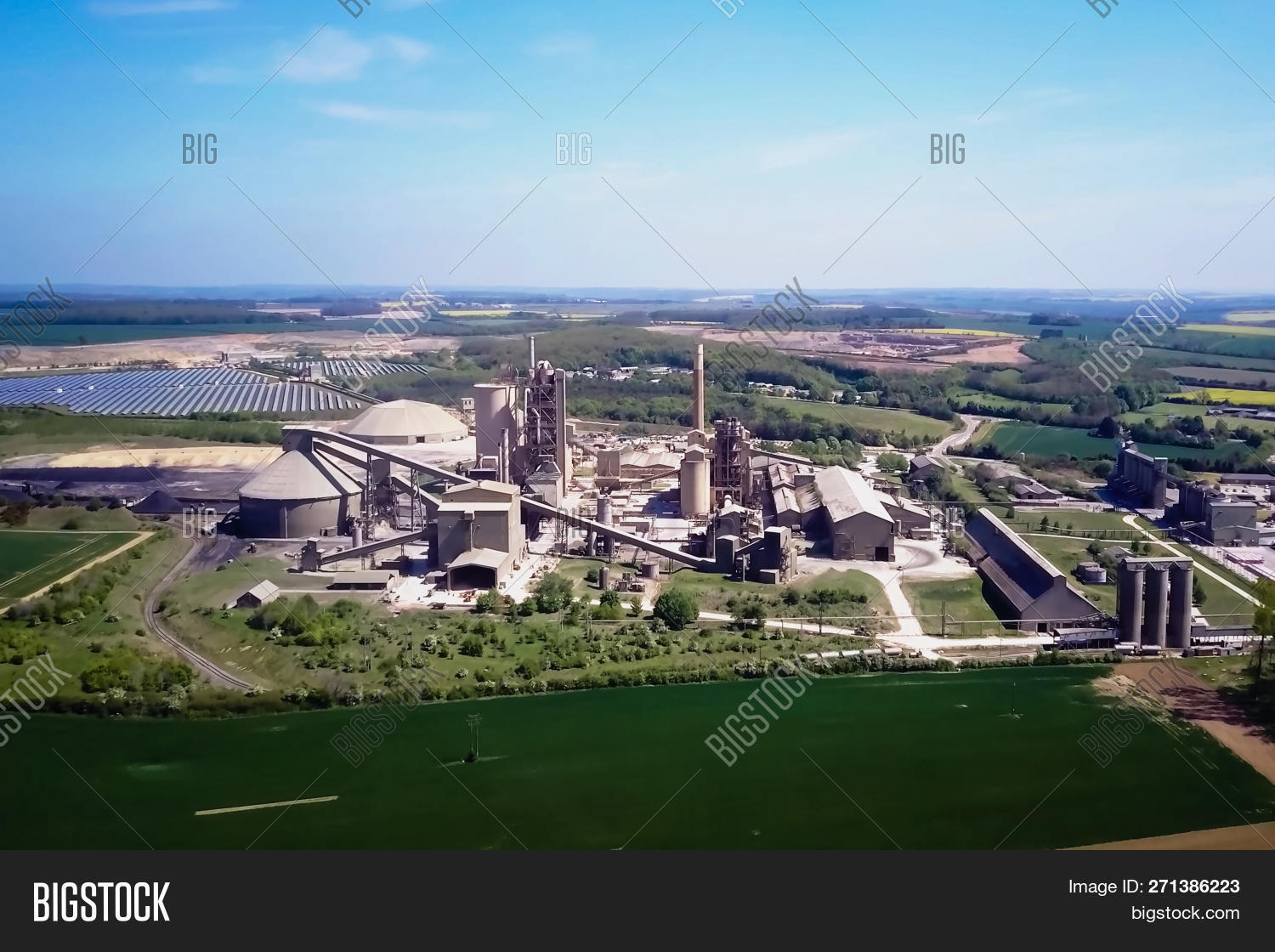 Large Cement Plant. Image & Photo (Free Trial) | Bigstock