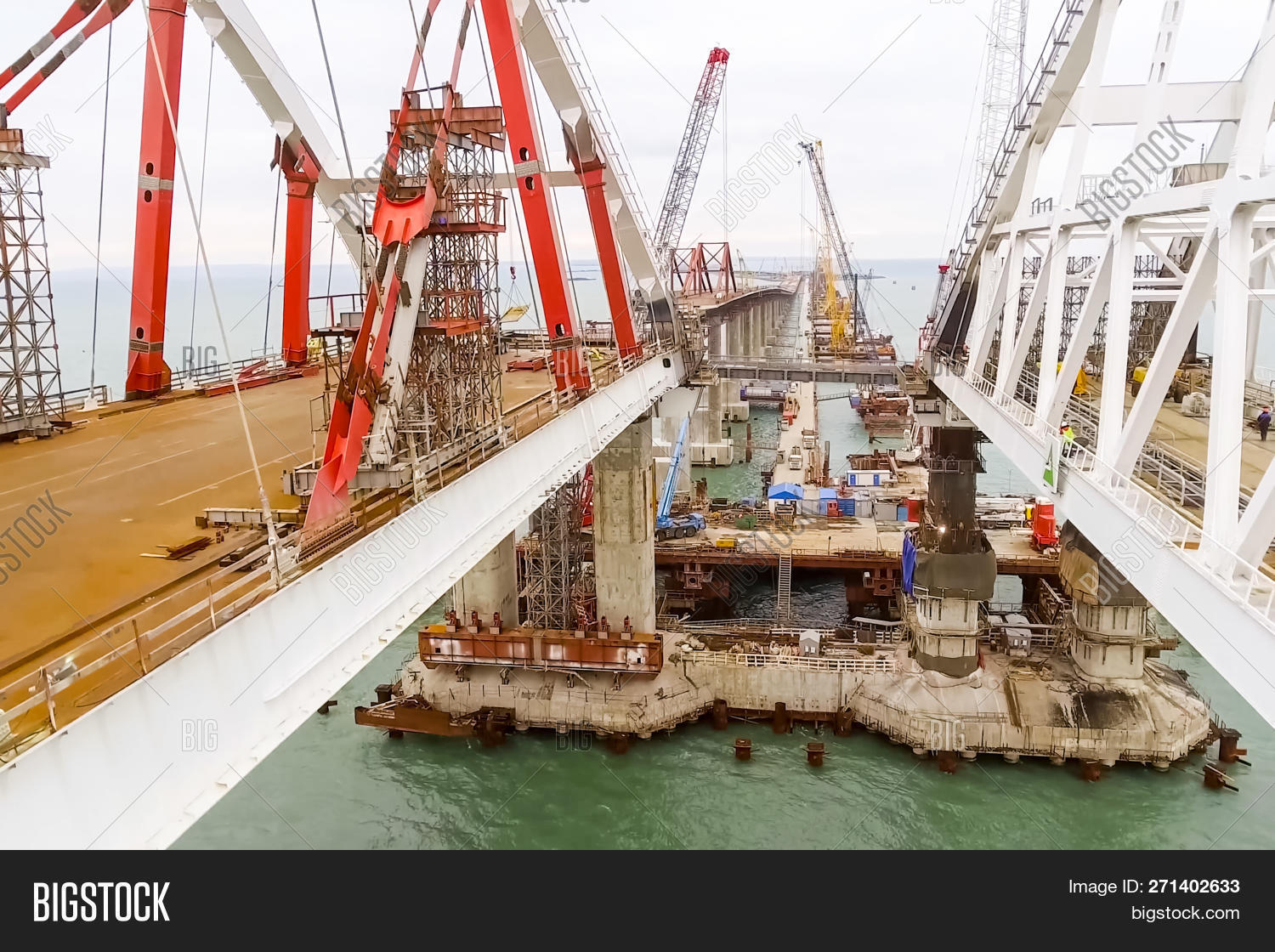 Construction Bridge. Image & Photo (Free Trial) | Bigstock