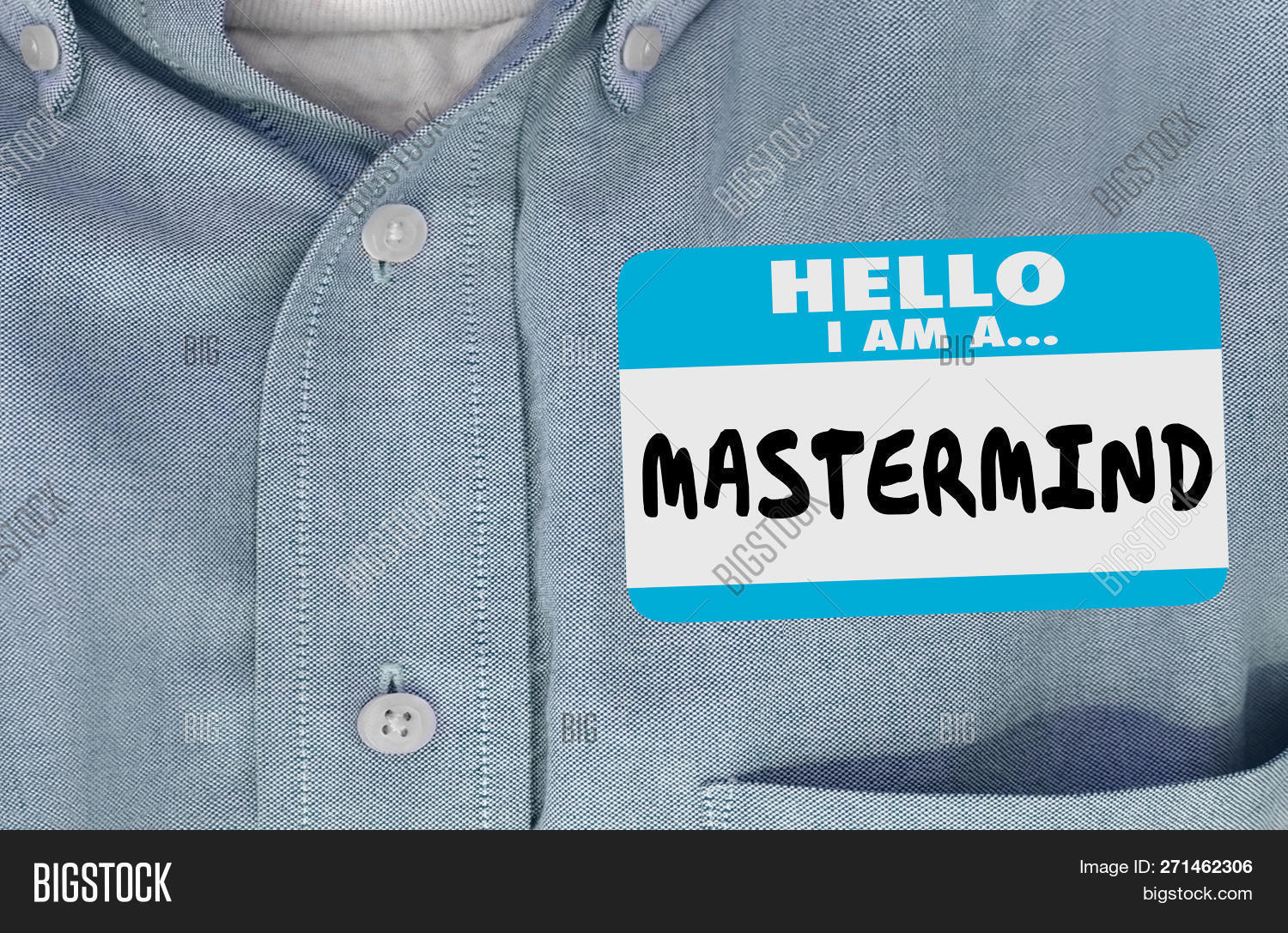Mastermind Name Tag Image & Photo (Free Trial) | Bigstock