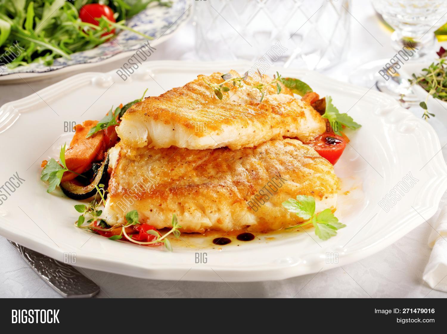 Fresh Backed Codfish Image & Photo (Free Trial) | Bigstock