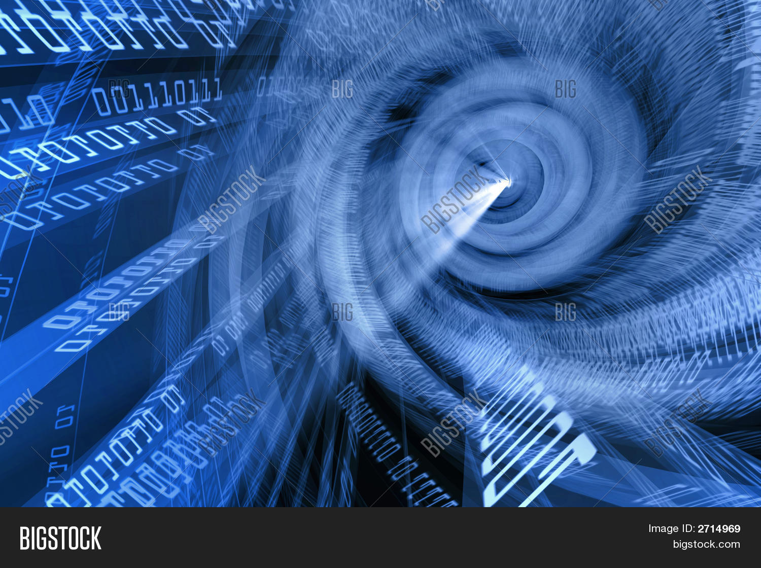 Binary Data Flow Image & Photo (Free Trial) | Bigstock
