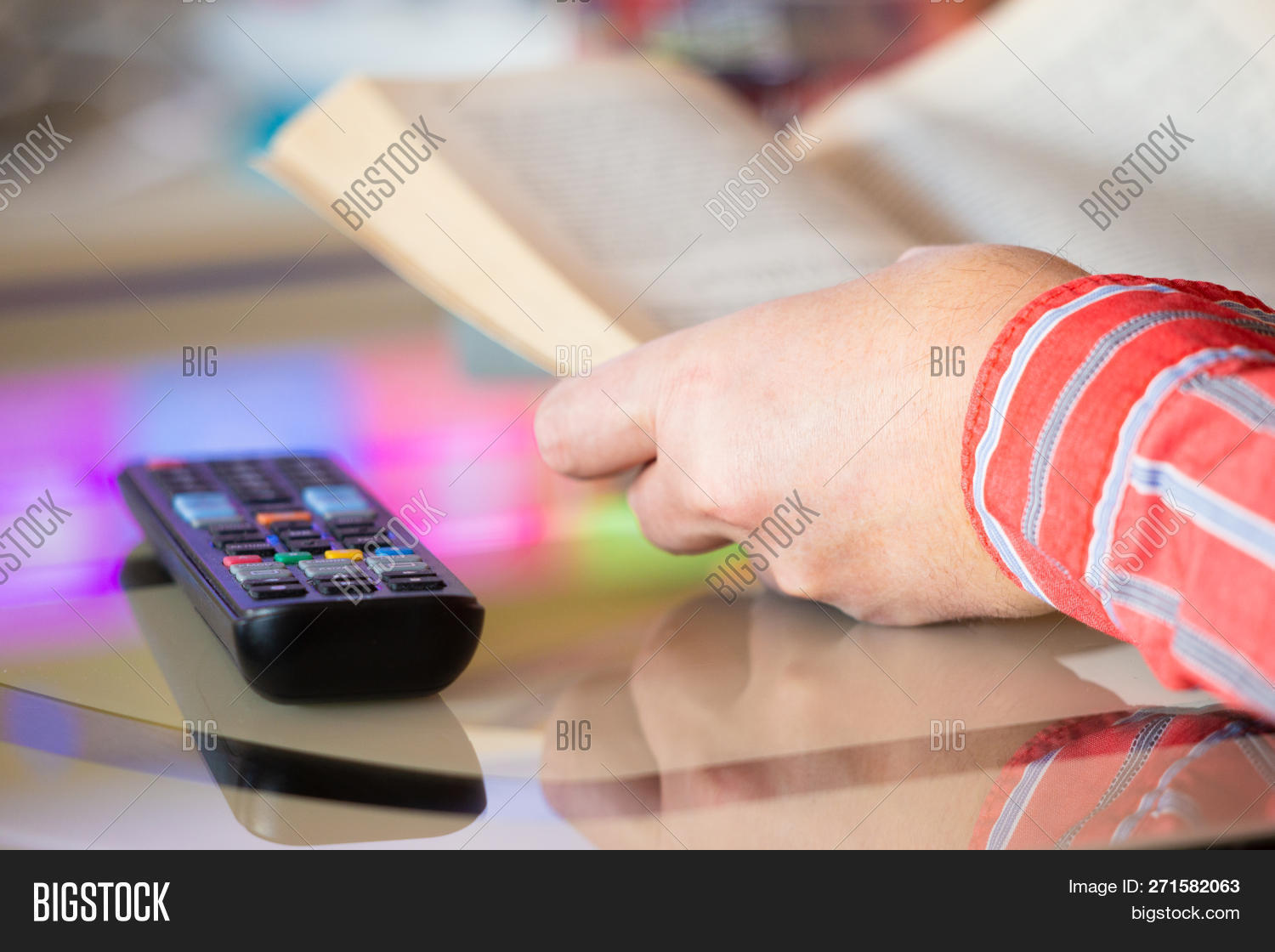 Tv Remote Book. Image & Photo (Free Trial) | Bigstock