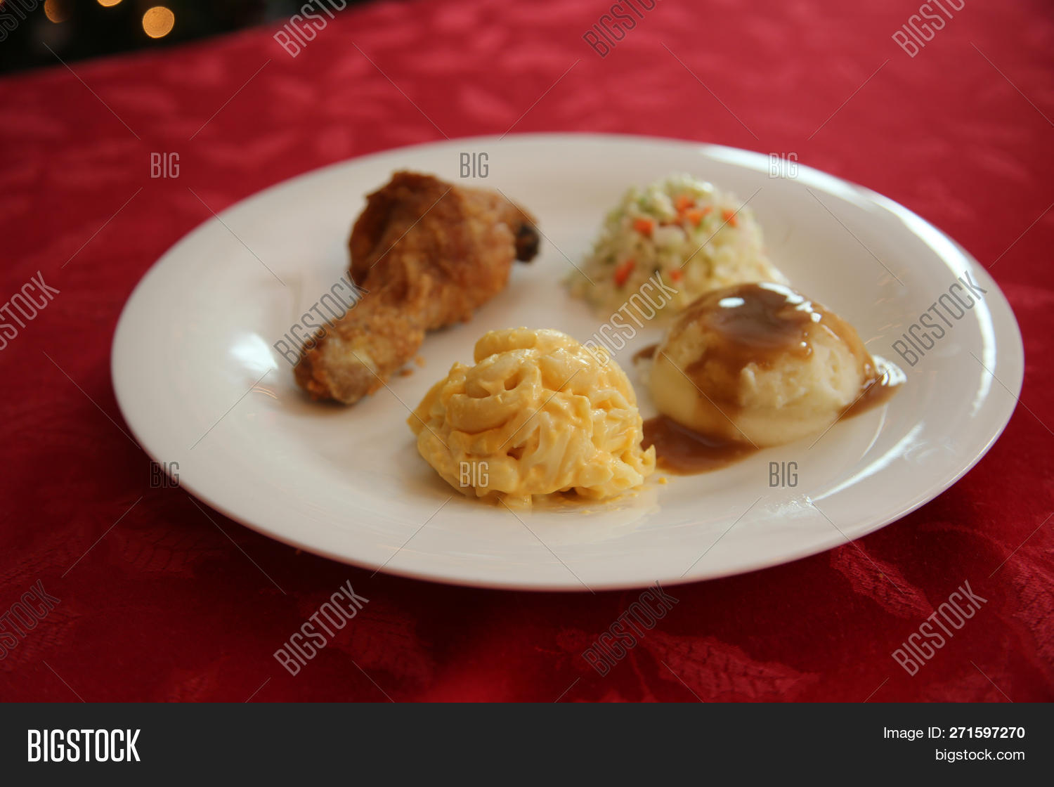 Chicken Dinner. Close Image & Photo (Free Trial) | Bigstock