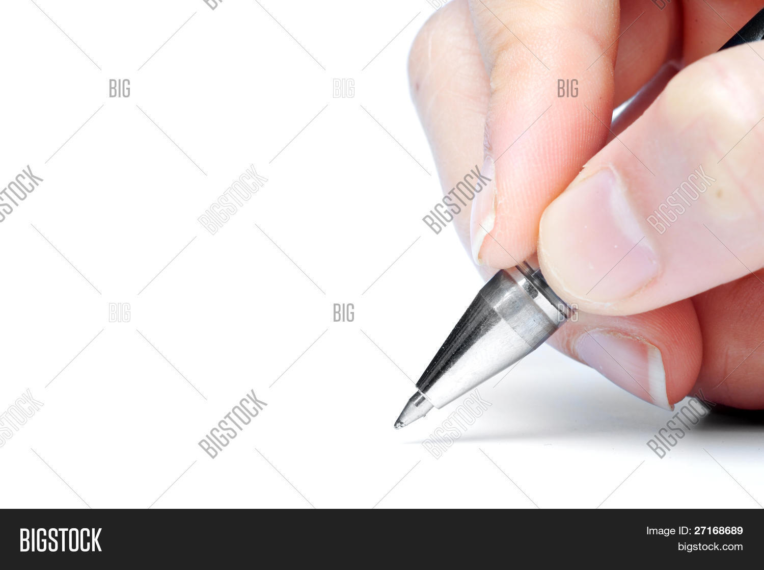 Hand Writing Pen, Shot Image & Photo (Free Trial) | Bigstock