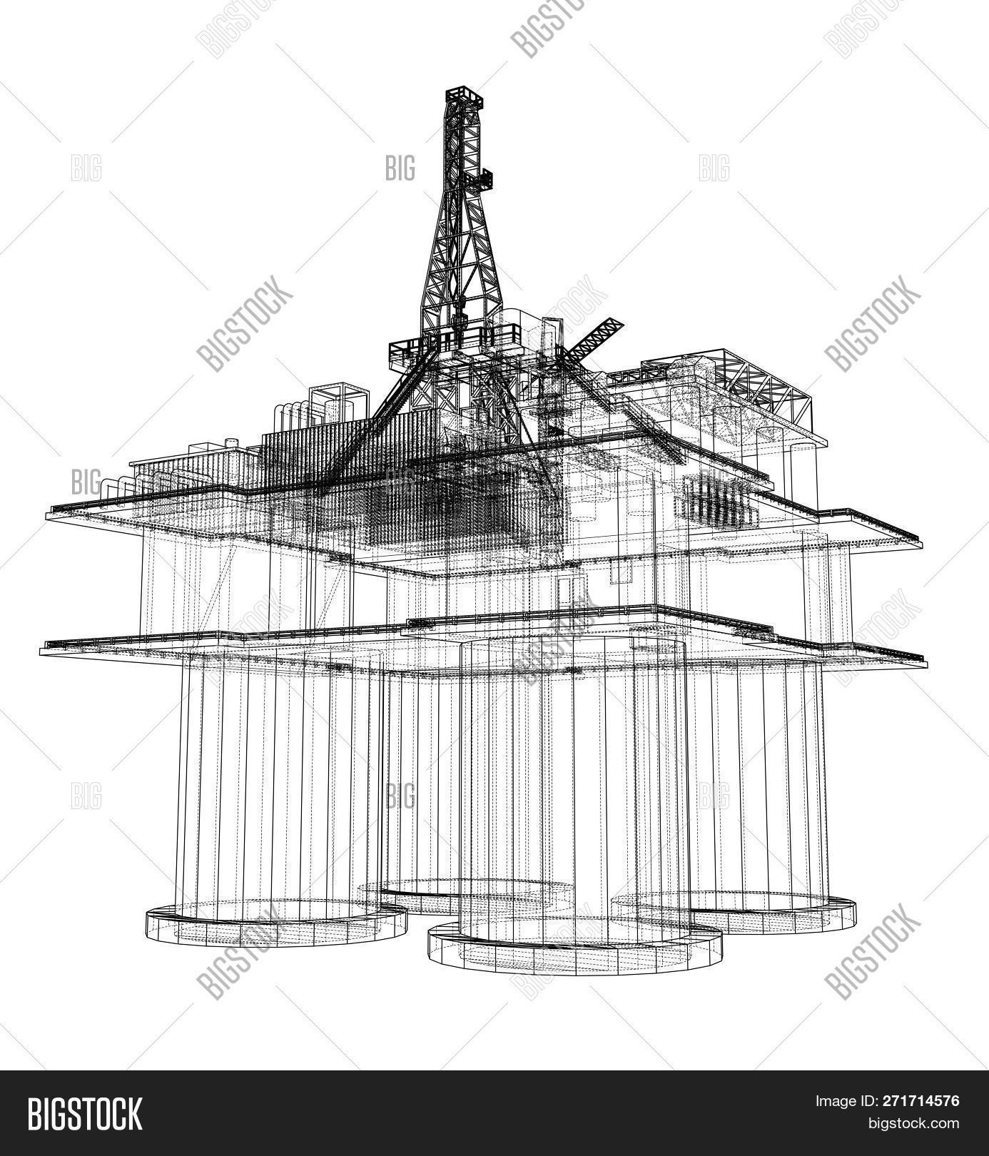 Offshore Oil Rig Image & Photo (Free Trial) | Bigstock
