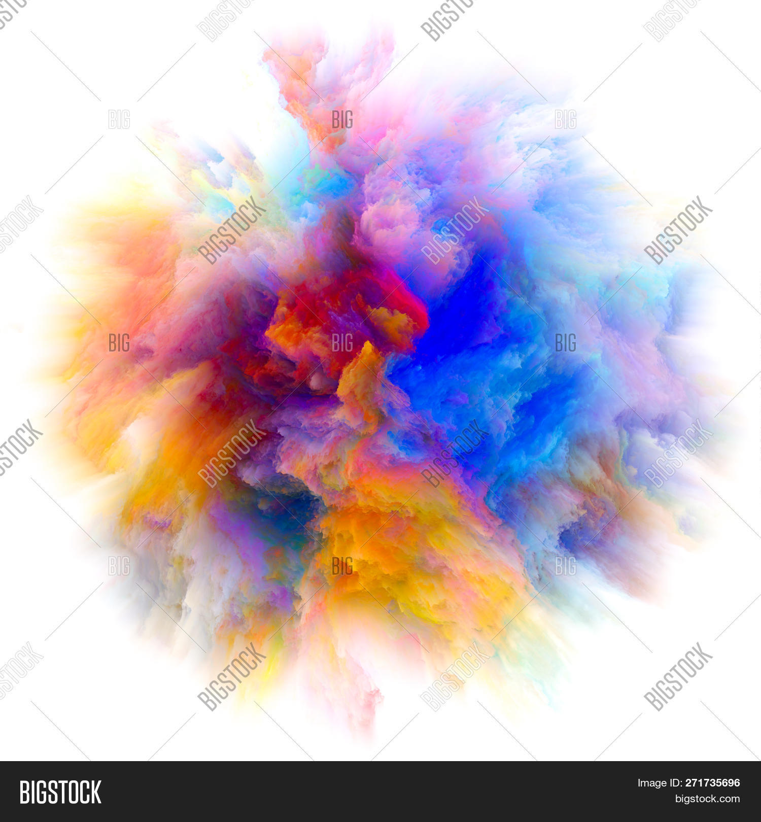 Energy Colorful Paint Image & Photo (Free Trial) | Bigstock