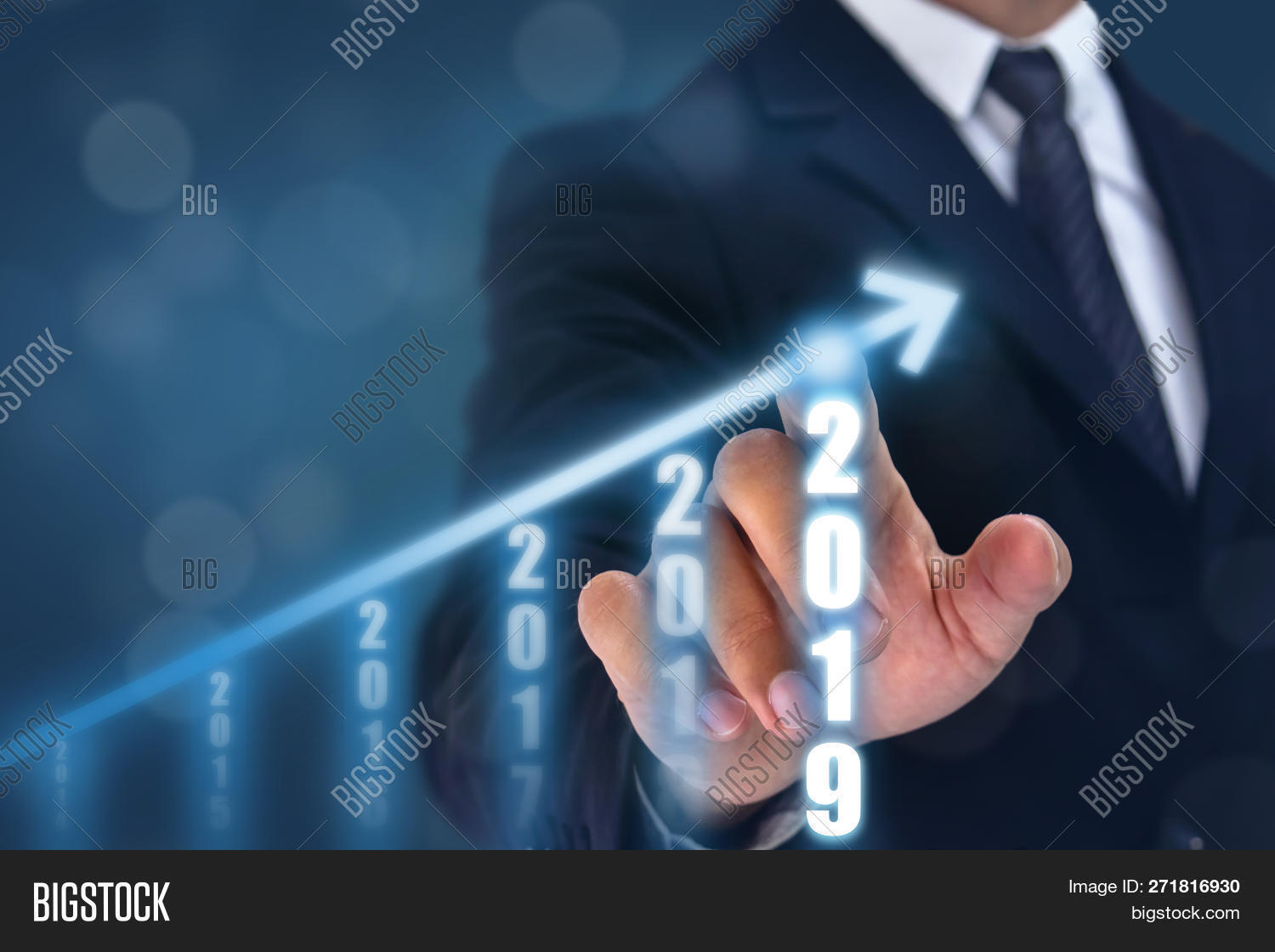 Business Man Point Image & Photo (Free Trial) | Bigstock