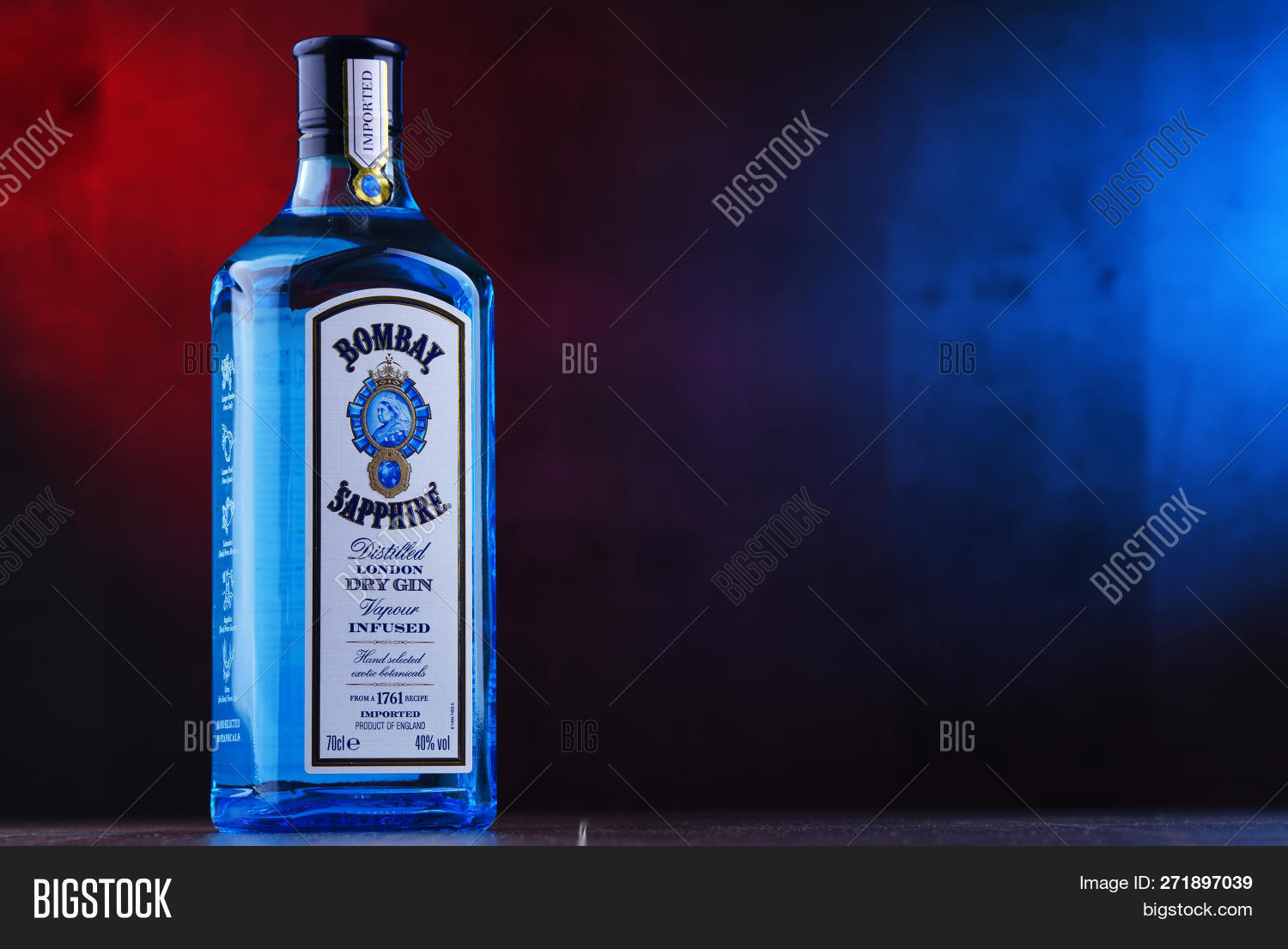 Bottle Bombay Sapphire Image & Photo (Free Trial) | Bigstock