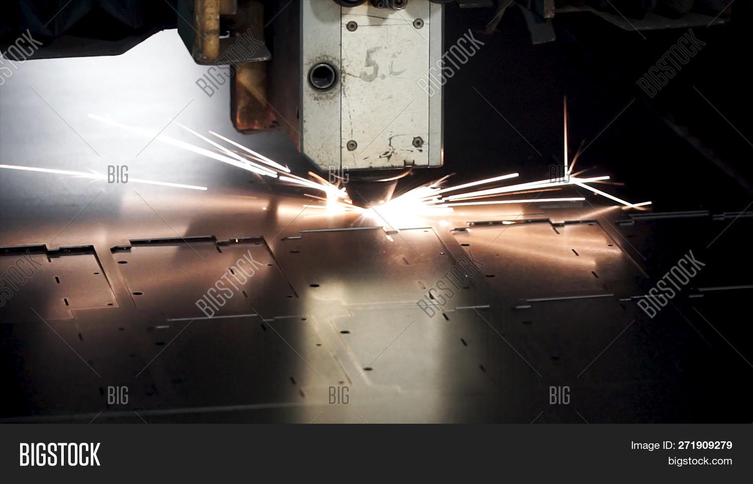 Cutting Metal. Sparks Image & Photo (Free Trial) | Bigstock
