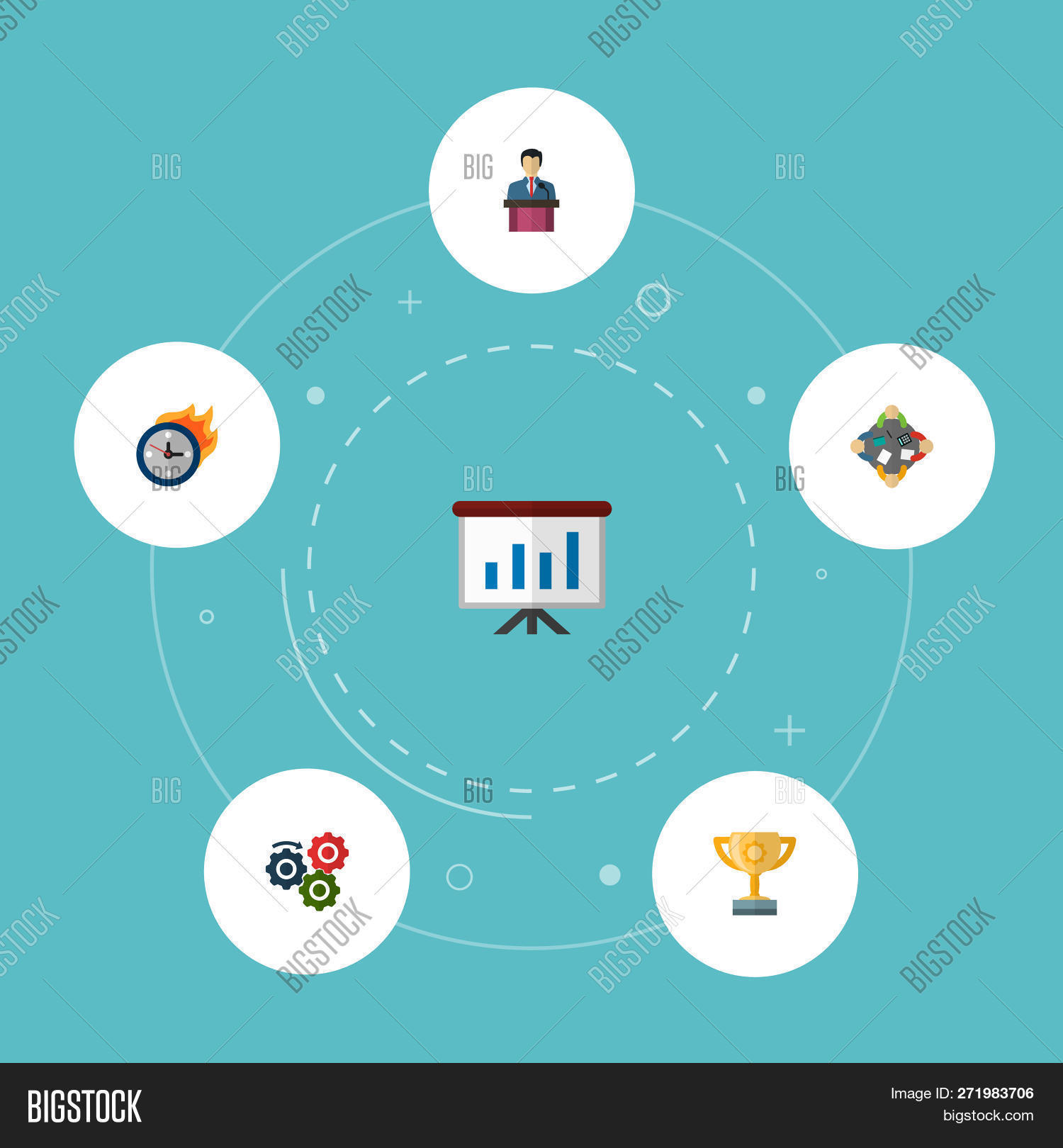 Set Projects Icons Image & Photo (Free Trial) | Bigstock