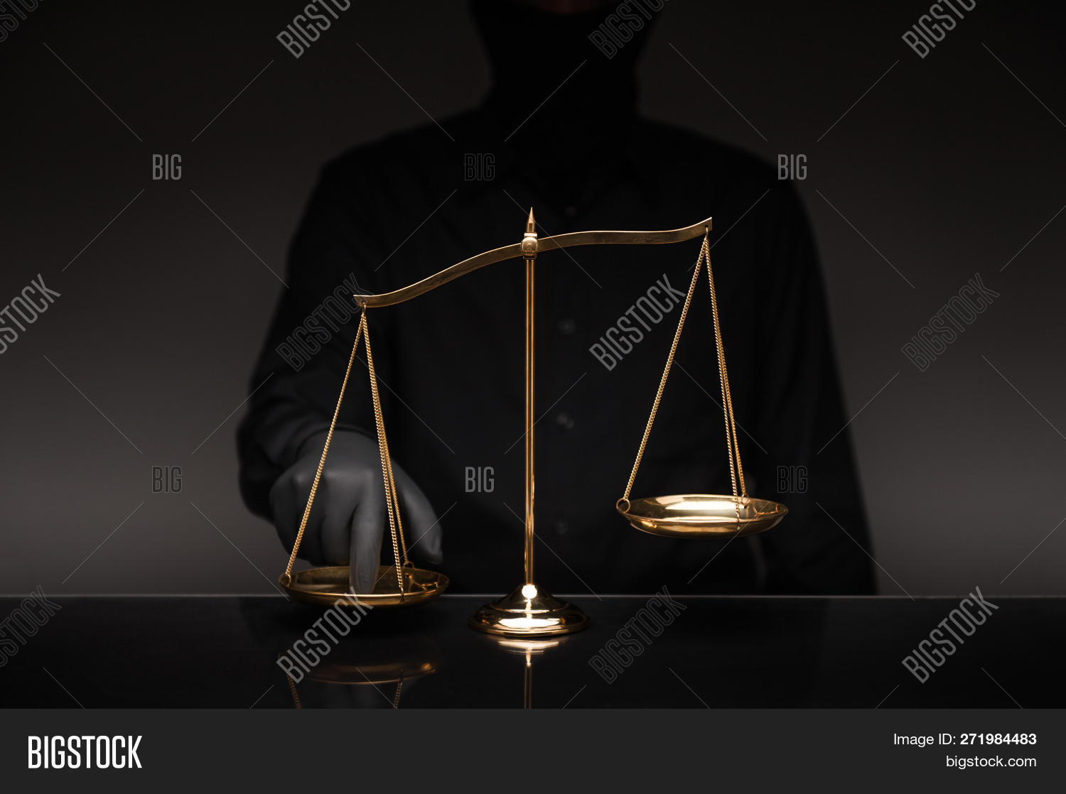 Man Pressing Imbalance Image & Photo (Free Trial) | Bigstock