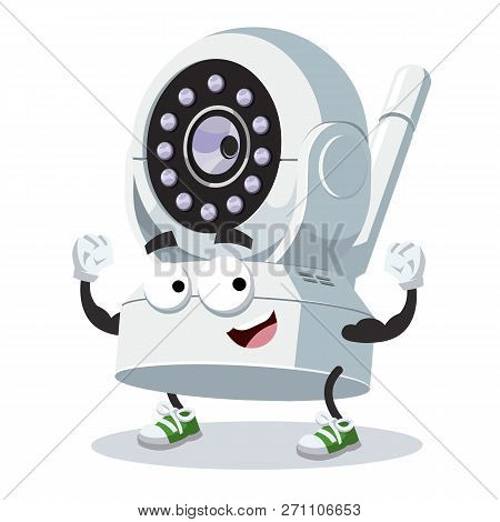 Cartoon Ip Camera Vector & Photo (Free Trial) | Bigstock