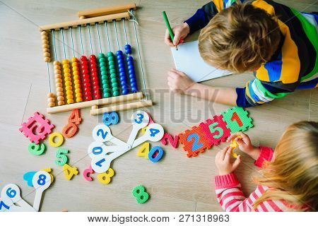 Little Boy Girl Learn Image & Photo (Free Trial) | Bigstock