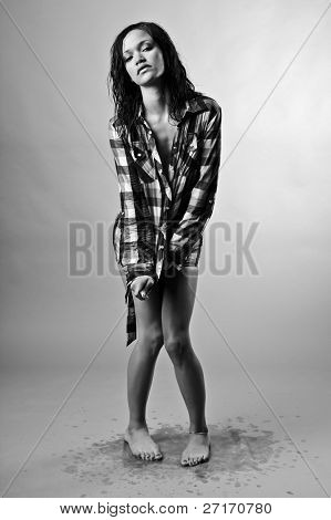 Wet Fashion Model Image & Photo (Free Trial) | Bigstock