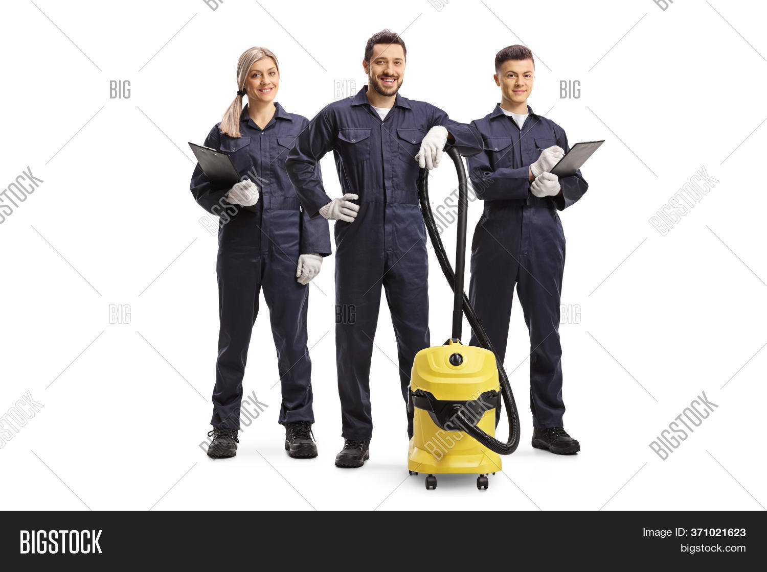 Team Cleaner Workers Image & Photo (Free Trial) | Bigstock