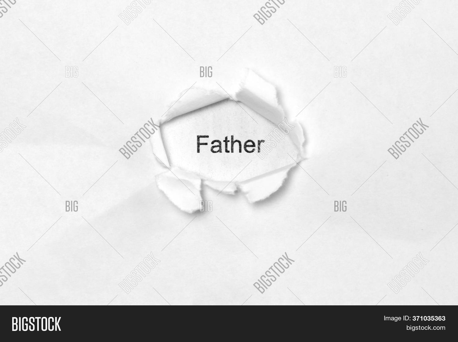Word Father On White Image & Photo (Free Trial) | Bigstock