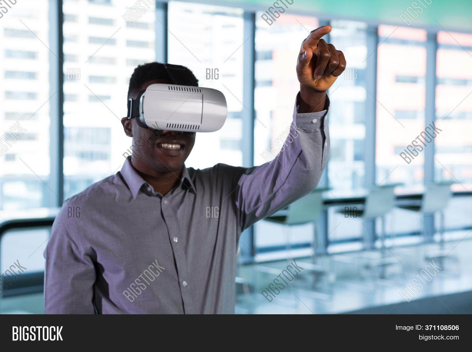 Man Using Virtual Image & Photo (Free Trial) | Bigstock