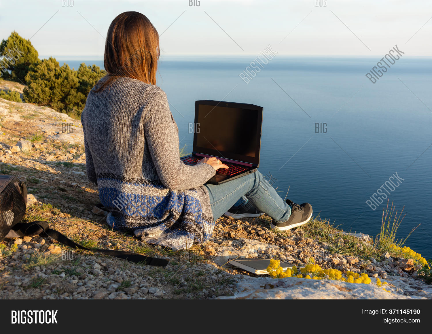 Girl Working On Laptop Image & Photo (Free Trial) | Bigstock