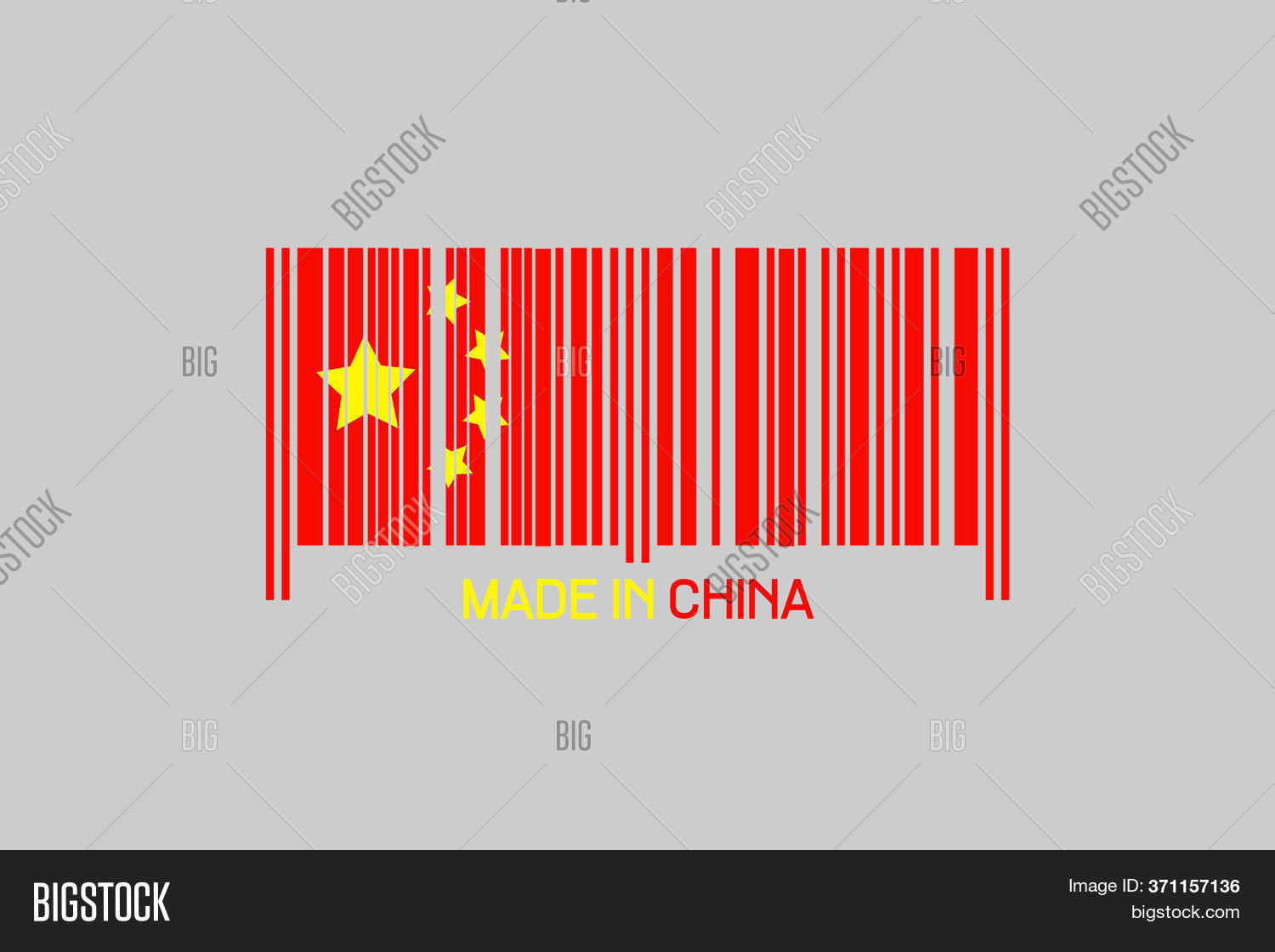Made China. Barcode Image & Photo (Free Trial) | Bigstock
