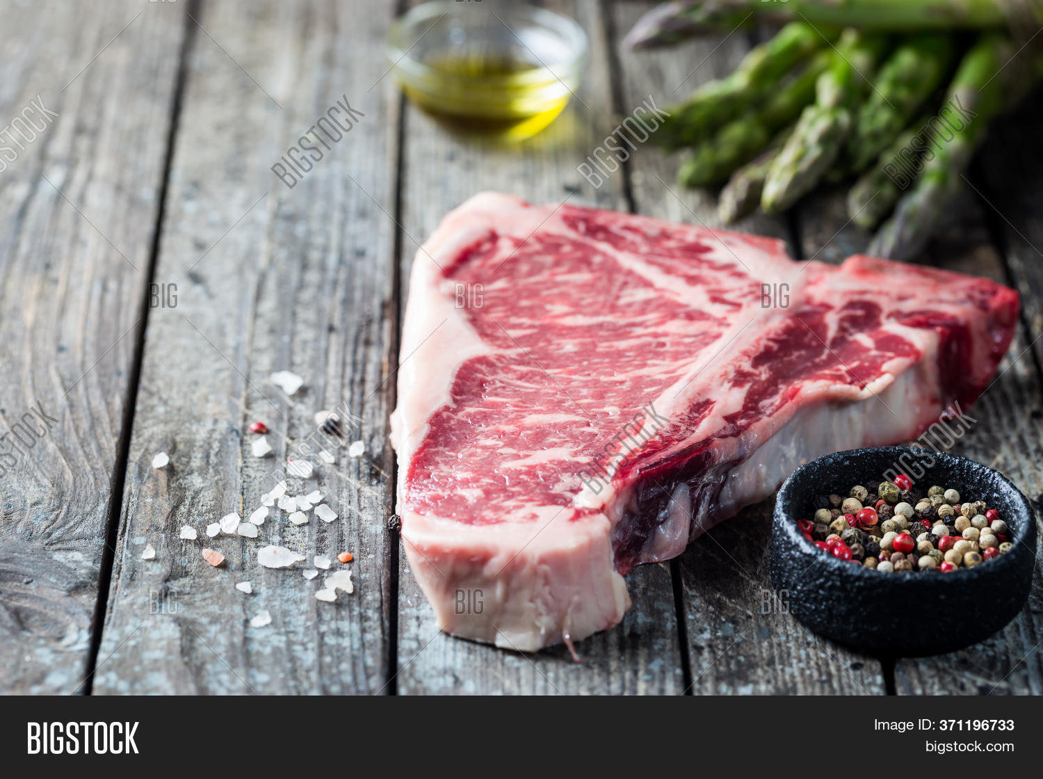 Raw T-bone Steak Fresh Image & Photo (Free Trial) | Bigstock
