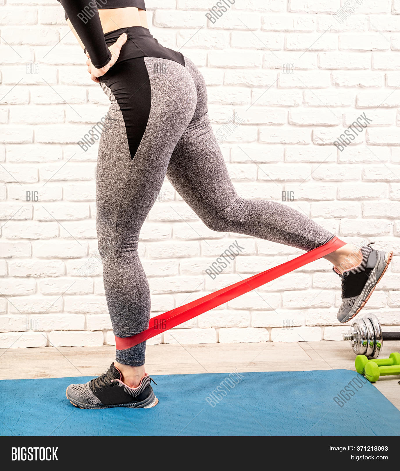 Woman Exercising Legs Image & Photo (Free Trial) | Bigstock