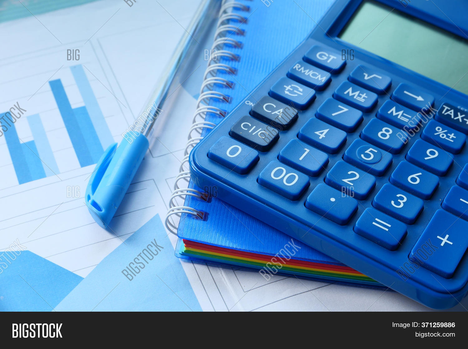 Close Blue Calculator Image & Photo (Free Trial) | Bigstock