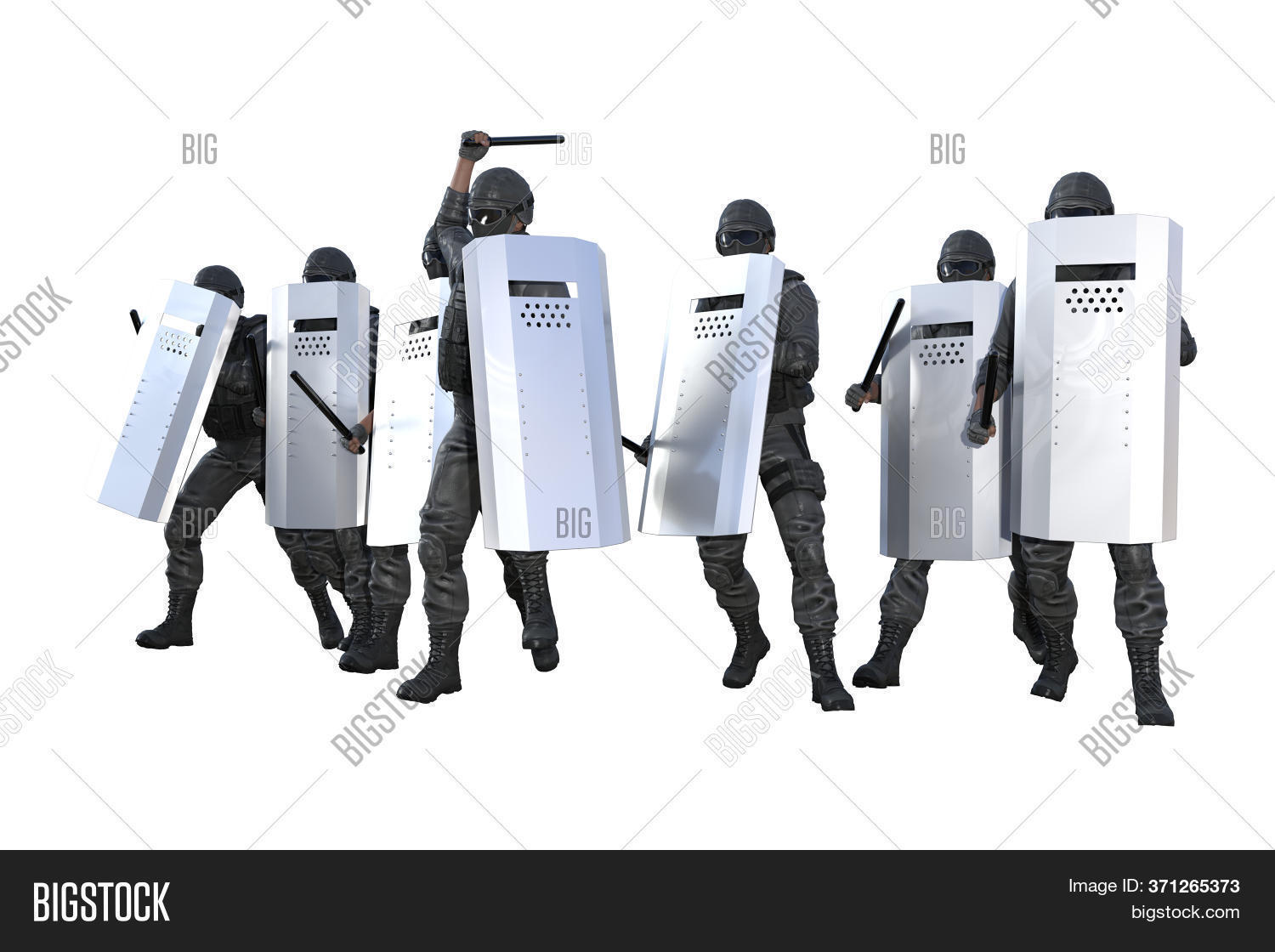 Police Swat Marching Image & Photo (Free Trial) | Bigstock