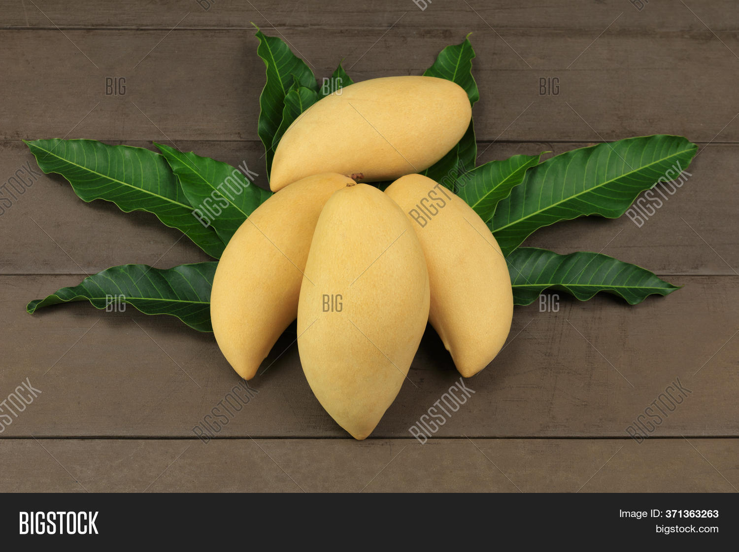 Yellow Fresh Mangos On Image & Photo (Free Trial) | Bigstock