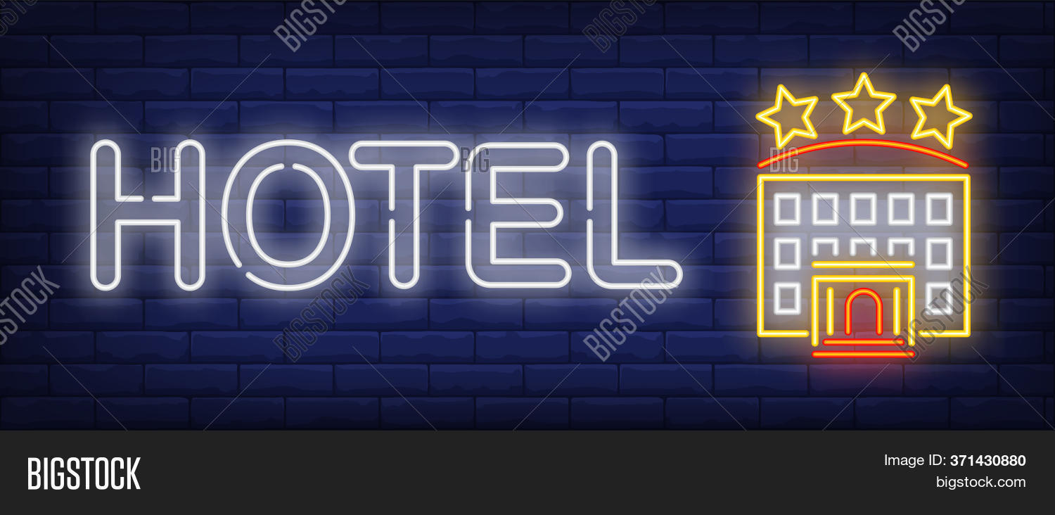 Hotel Neon Sign. Hotel Image & Photo (Free Trial) | Bigstock