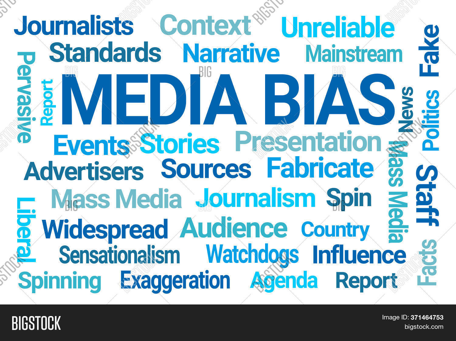Media Bias Word Cloud Image & Photo (Free Trial) | Bigstock