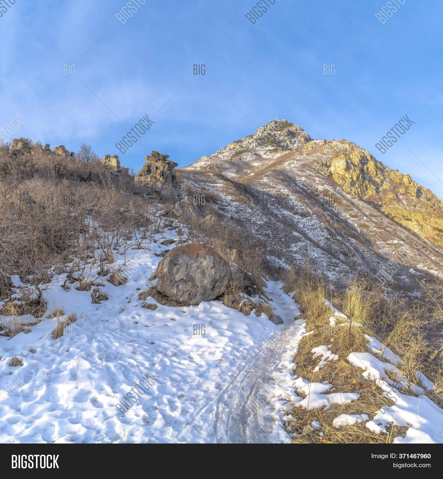 Square Snowy Terrain Image & Photo (Free Trial) | Bigstock