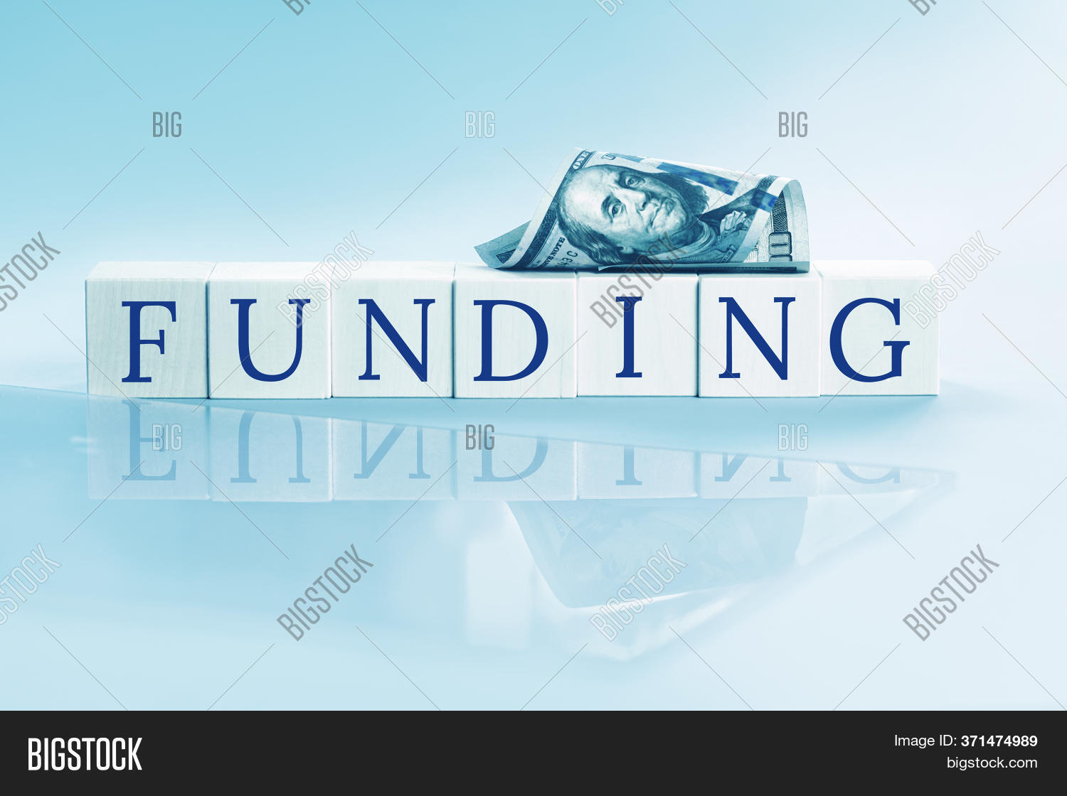 Funding Text On Wooden Image & Photo (Free Trial) | Bigstock