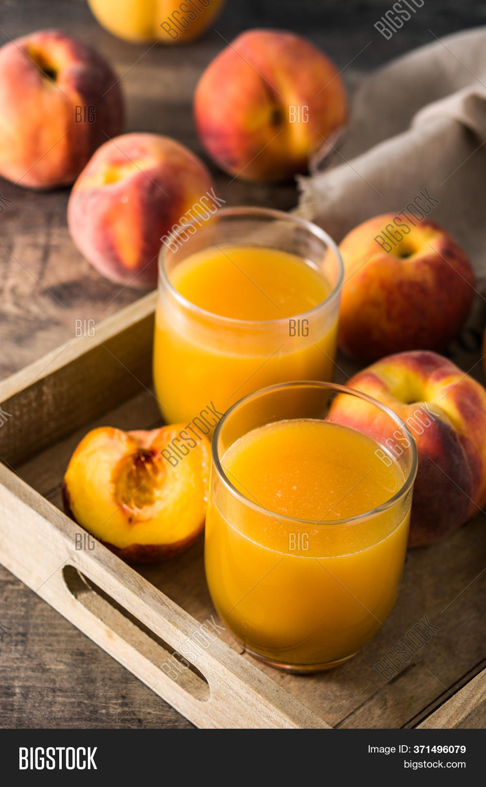 Natural Peach Juice Image & Photo (Free Trial) | Bigstock