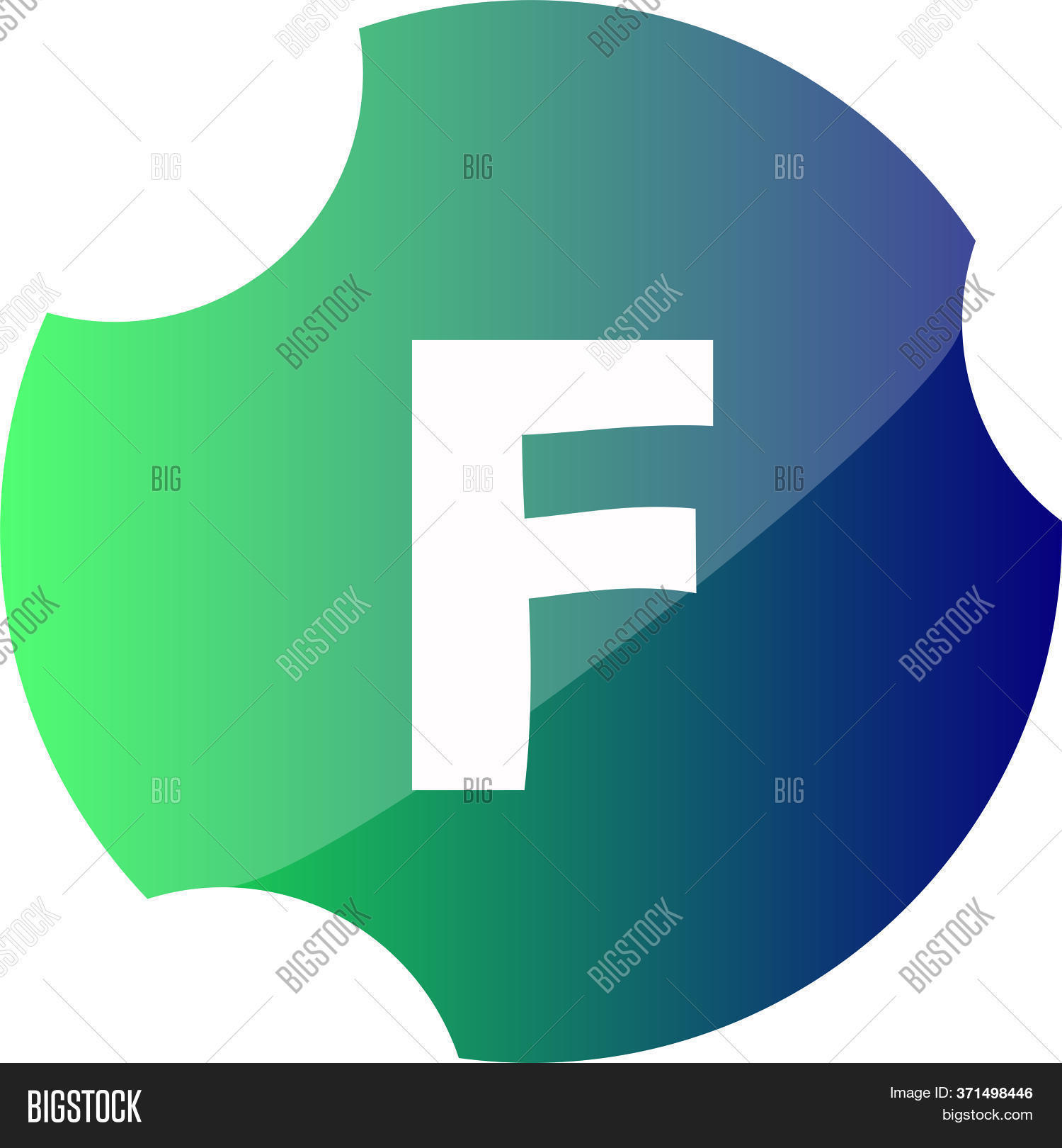 Letter F Web Button. F Image & Photo (Free Trial) | Bigstock
