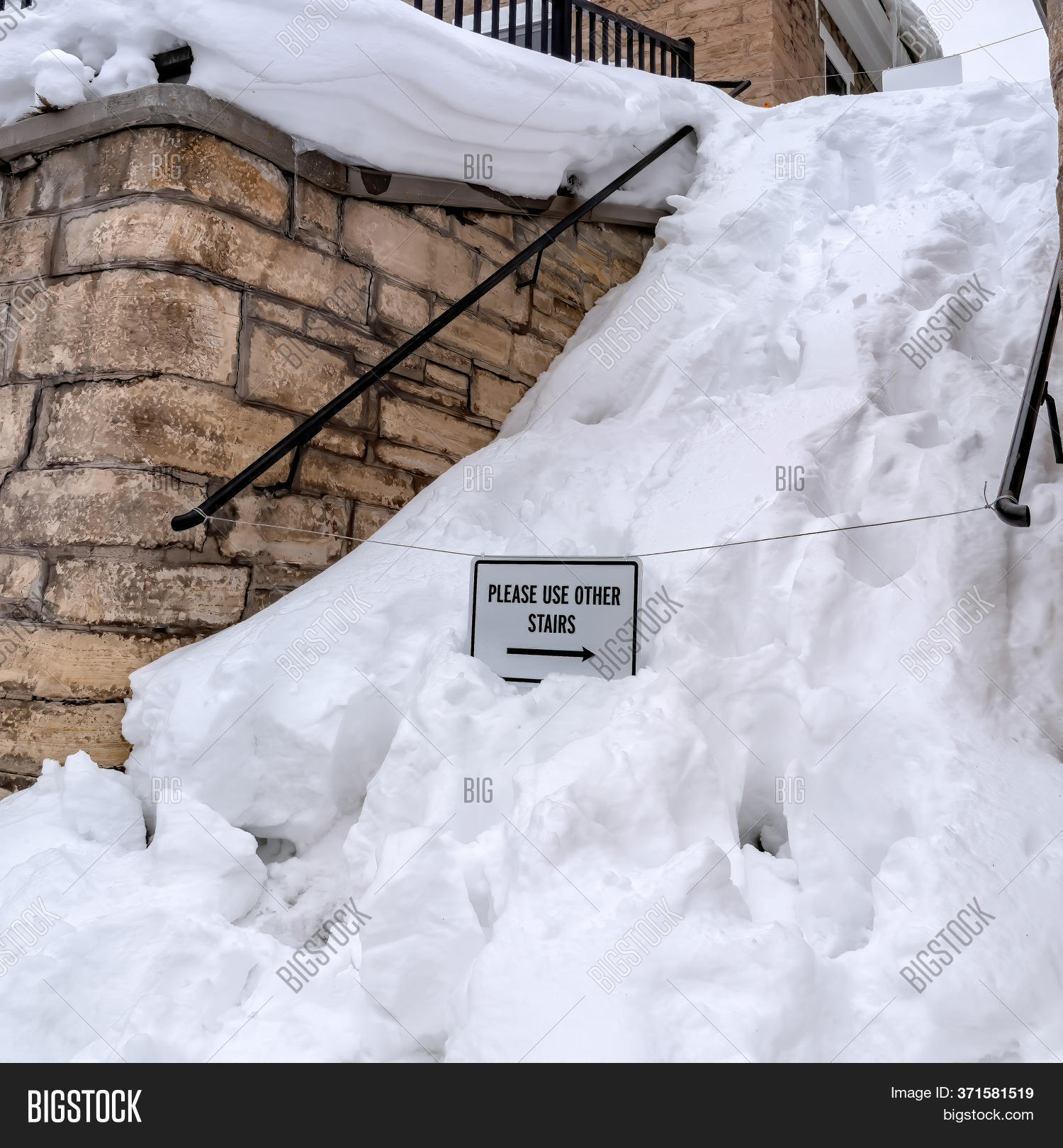 Square Snowed Stairs Image & Photo (Free Trial) | Bigstock