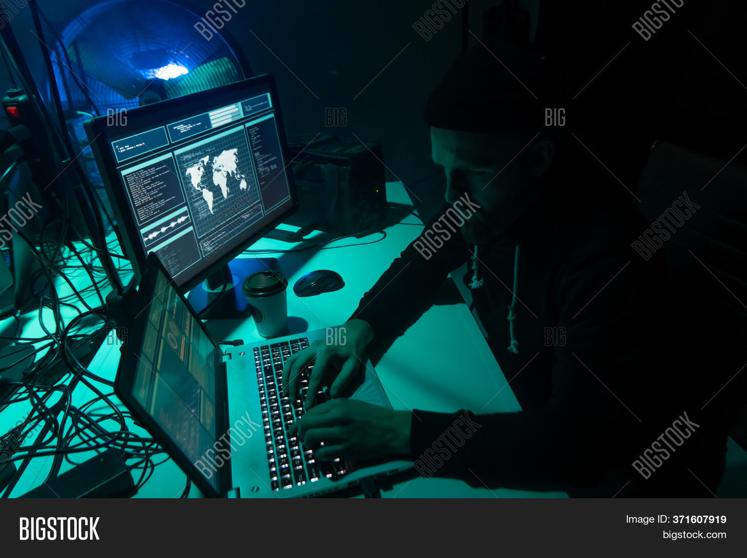 Hackers Making Image & Photo (Free Trial) | Bigstock