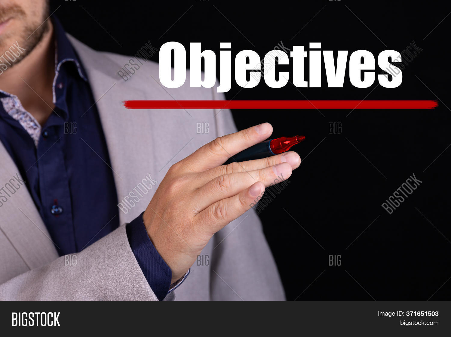 Objectives Text Image & Photo (Free Trial) | Bigstock