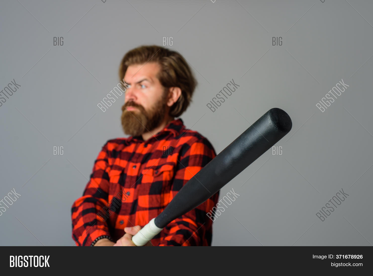 Man Baseball Bat. Image & Photo (Free Trial) | Bigstock