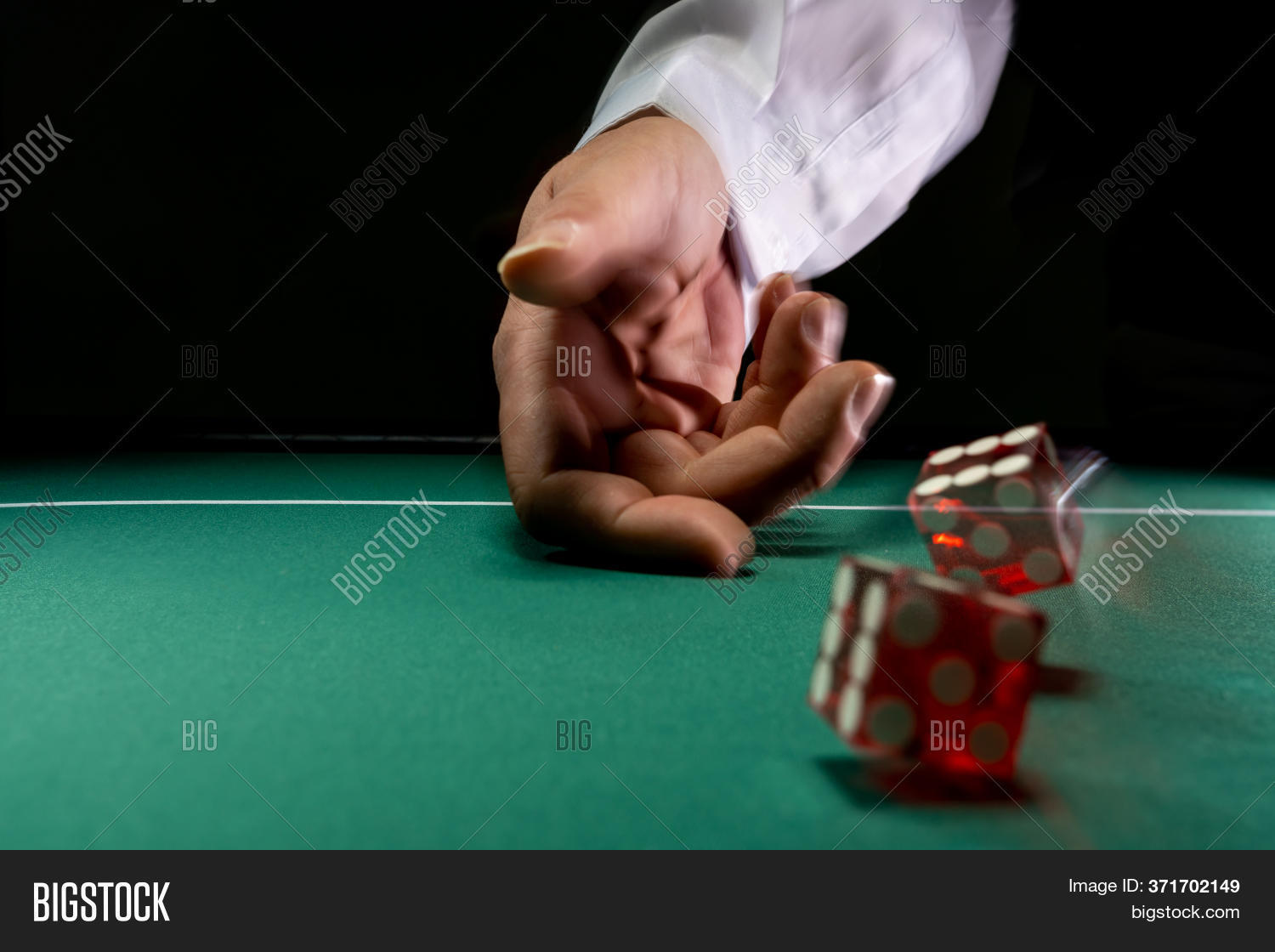 Man Gambling Craps Image & Photo (Free Trial) | Bigstock