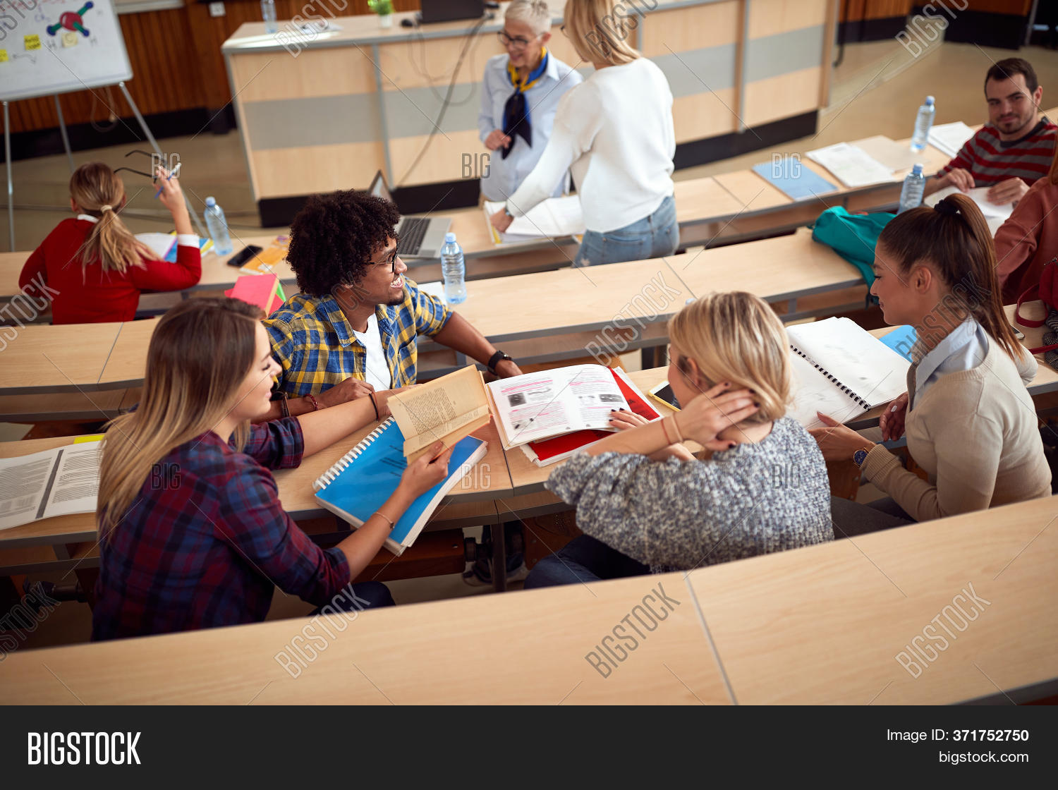 Students Discussing Image & Photo (Free Trial) | Bigstock