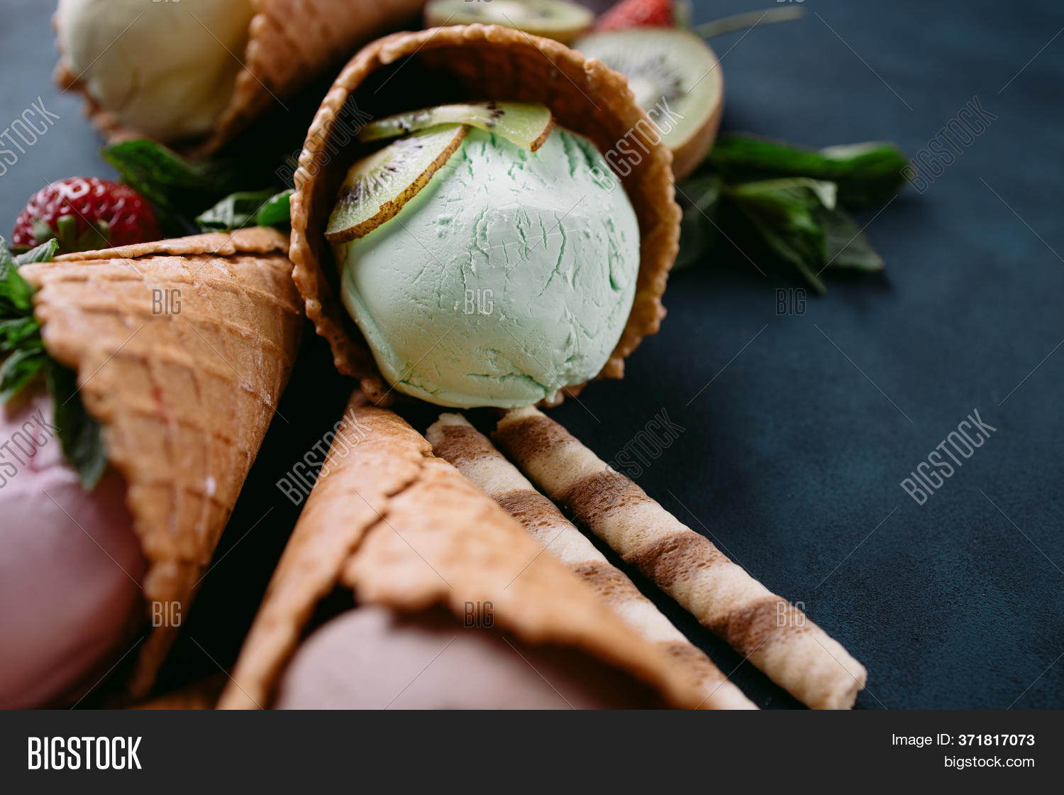 Ice-cream Texture. Image & Photo (Free Trial) | Bigstock