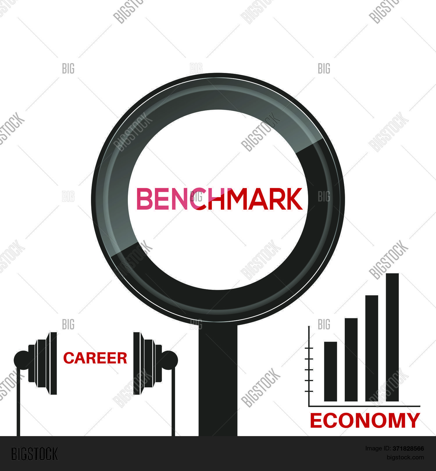 Benchmark Post Vector & Photo (Free Trial) | Bigstock