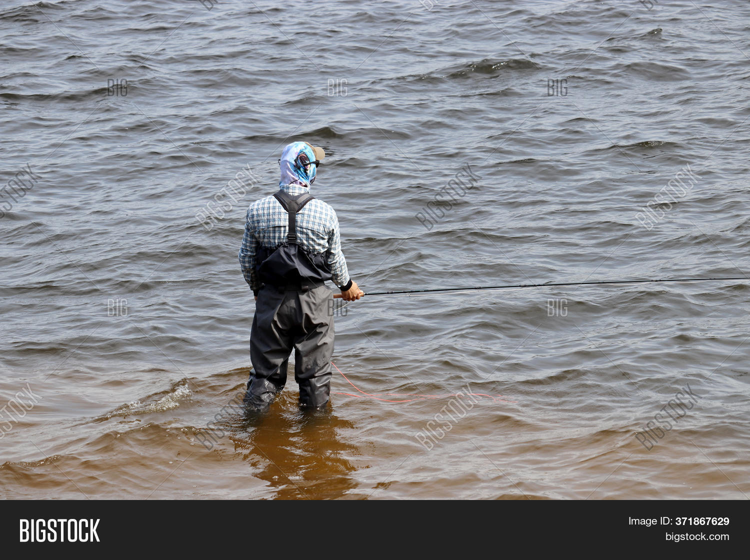 Fisherman Standing Image & Photo (Free Trial) | Bigstock