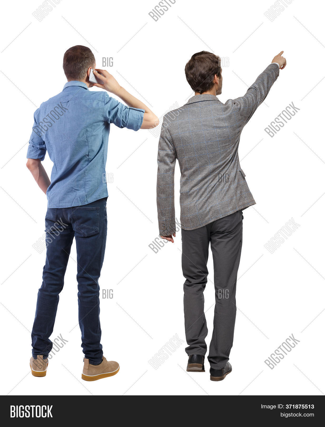 Back View Two Business Image & Photo (Free Trial) | Bigstock