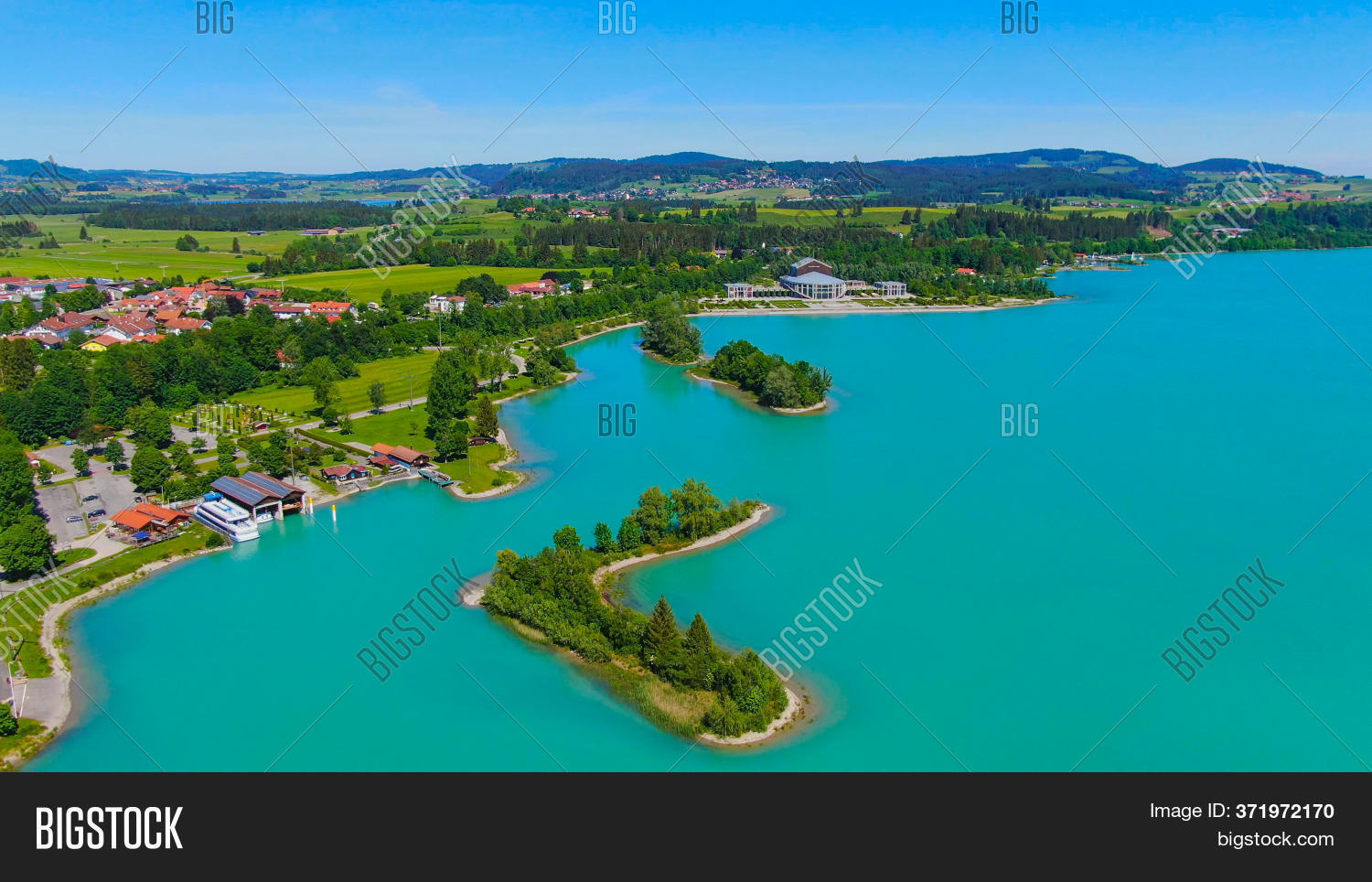 Aerial View Over Lake Image & Photo (Free Trial) | Bigstock