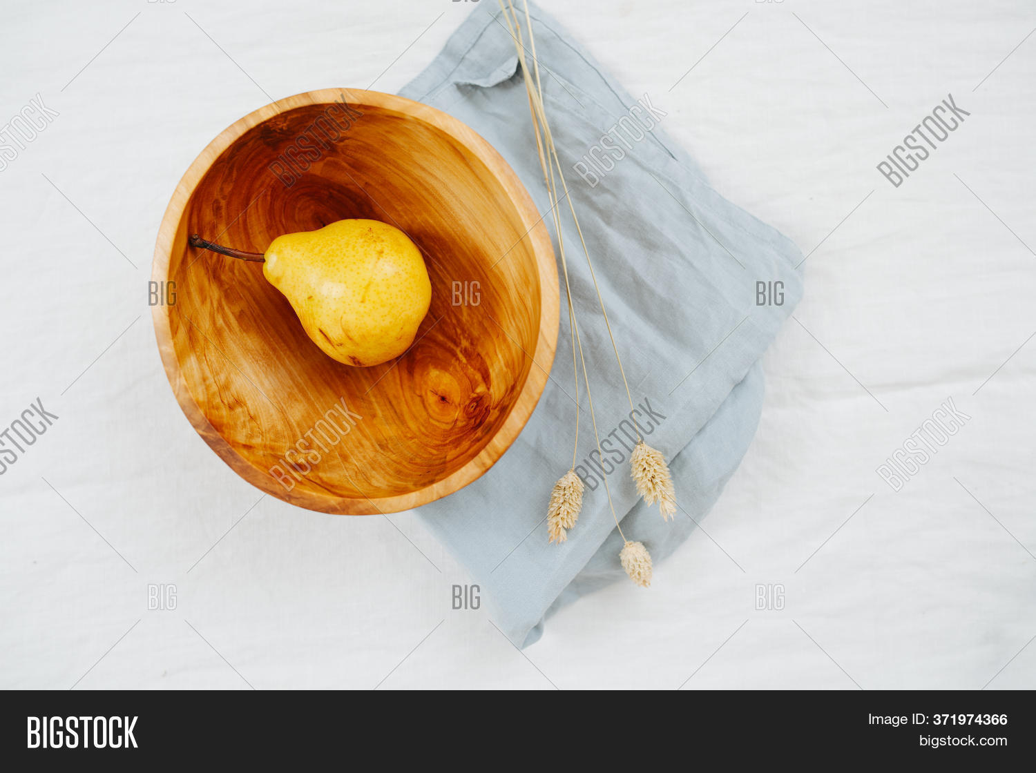 Ripe Pear Wooden Bowl Image & Photo (Free Trial) | Bigstock