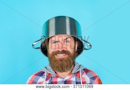 Man Pan On Head. Crazy Image & Photo (Free Trial) | Bigstock