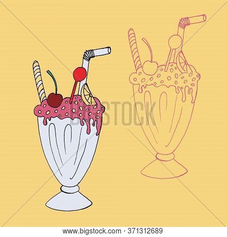 Hand Drawn Milk Shake Vector & Photo (Free Trial) | Bigstock