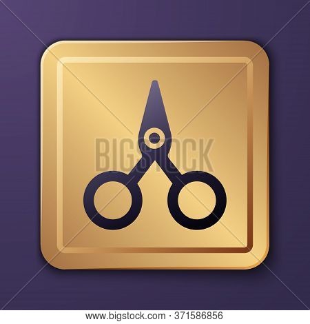 Purple Scissors Icon Vector & Photo (Free Trial) | Bigstock